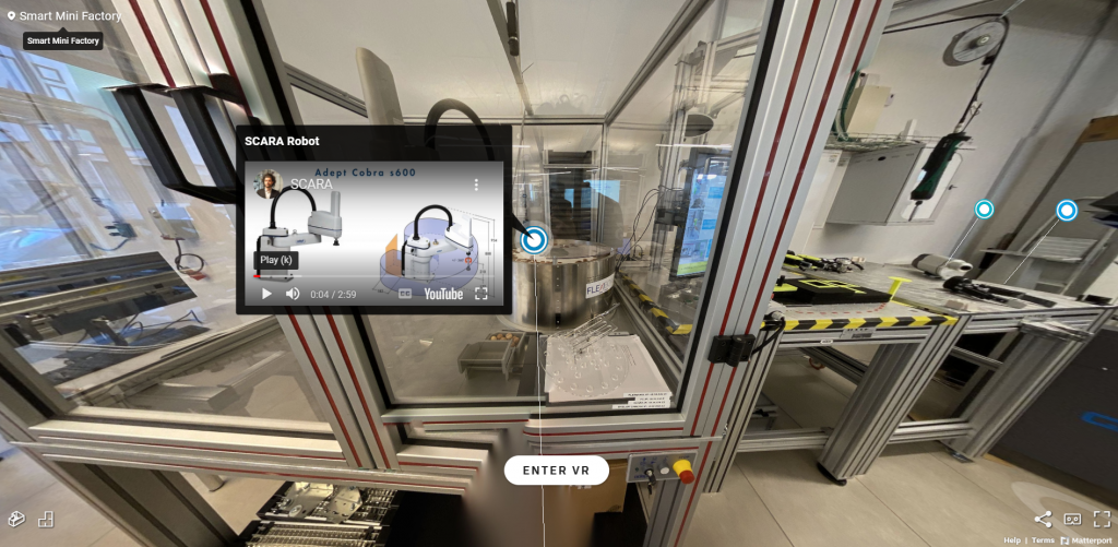 Virtual Lab Tour of the Smart Mini Factory lab: University of Bolzano